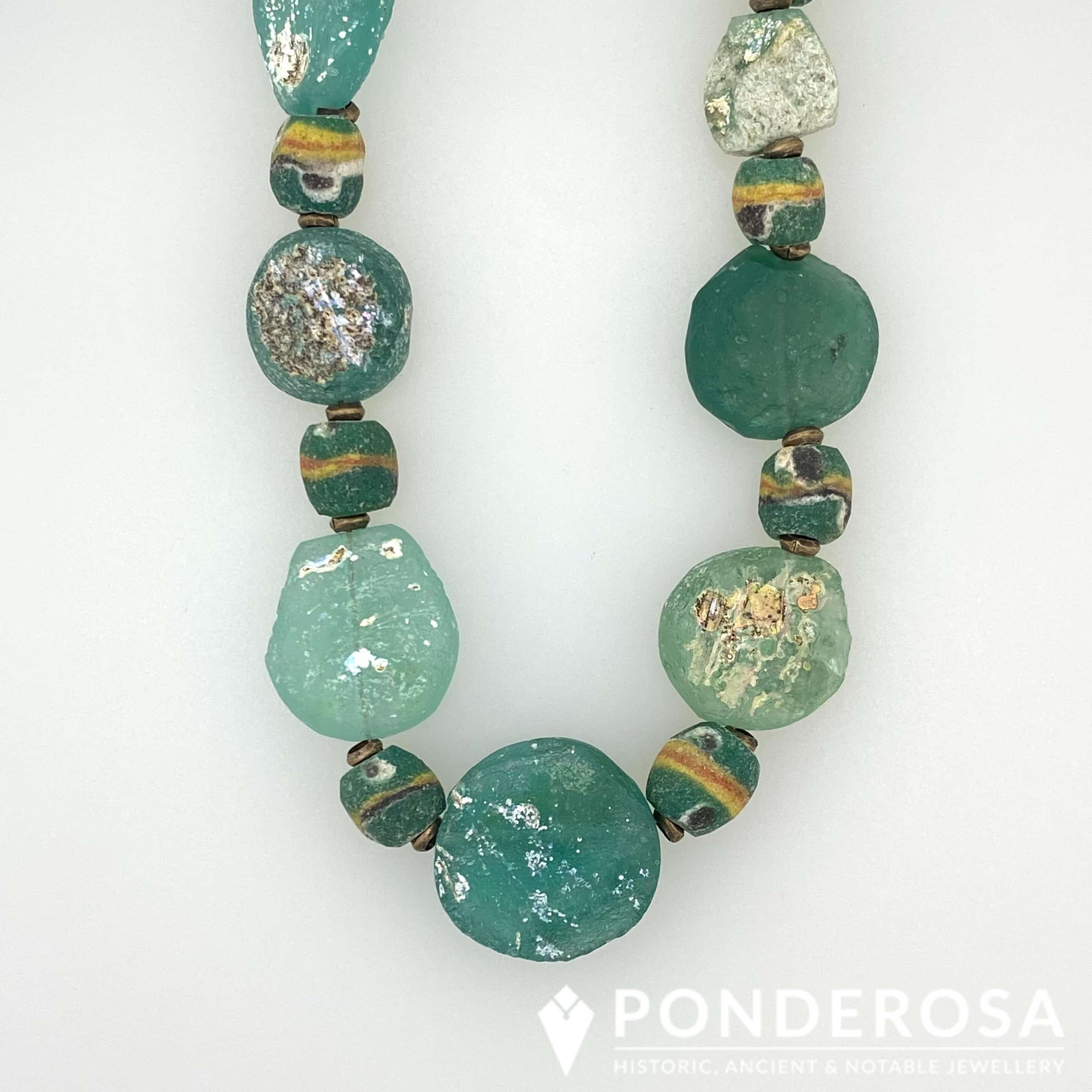 Natural Roman Glass Necklace | Ponderosa Designs