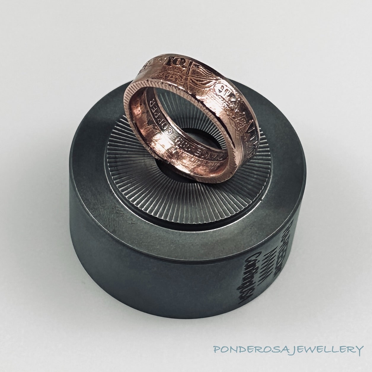 Copper Coin Ring – (1/2 Ounce) | Ponderosa Designs